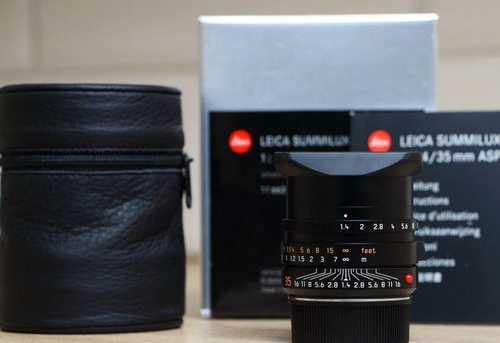 Leica Summilux-M 35mm f/1.4 asph FLE Like New