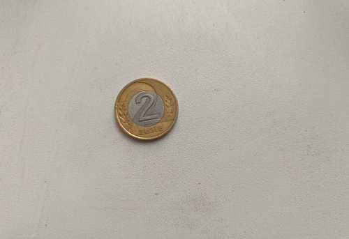 Монеты польши 2 злотых