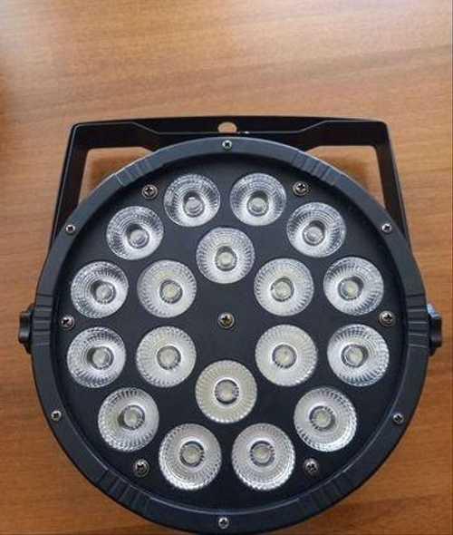 Прожектор led par 18x12 rgbv