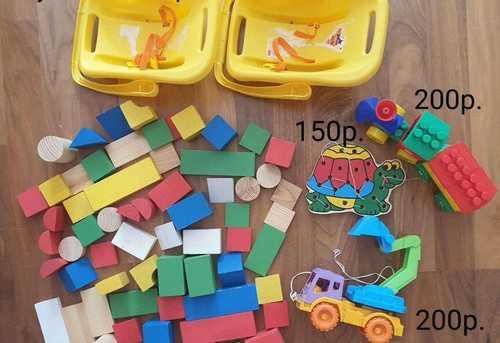 Mega Bloks, коврик Tiny Love, развивающие игрушки