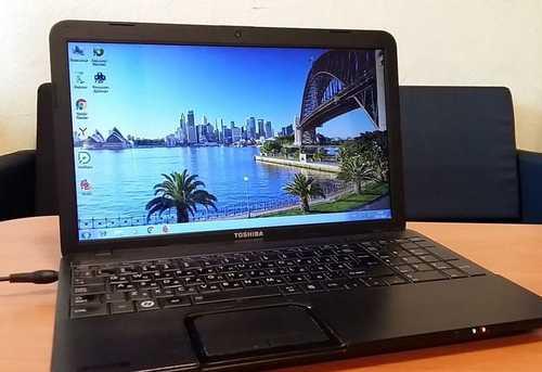 Отличный ноутбук Toshiba Satellite C850