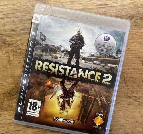 Диск на ps3 Resistance 2