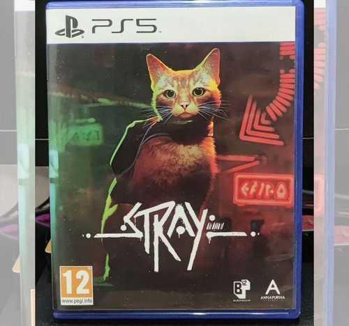 Игра Stray PS5 на диске