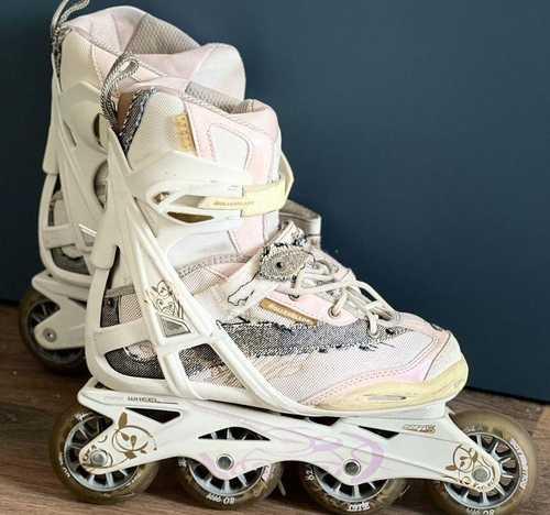 Ролики женские rollerblade sugar denim США 37 р-р