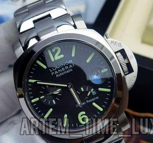 Тяжелые мужские механические часы panerai luminor