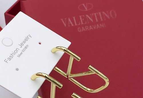 Серьги valentino