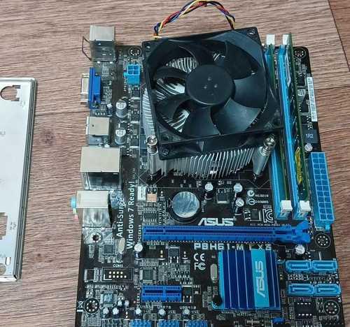 Сборка на LGA 1155, плата, проц, память, кулер