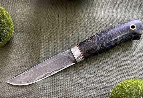 Мини нож "Чирок" Дамасская сталь