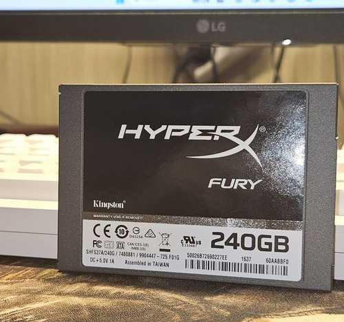 SSD диск Kingston HyperX Fury 240GB