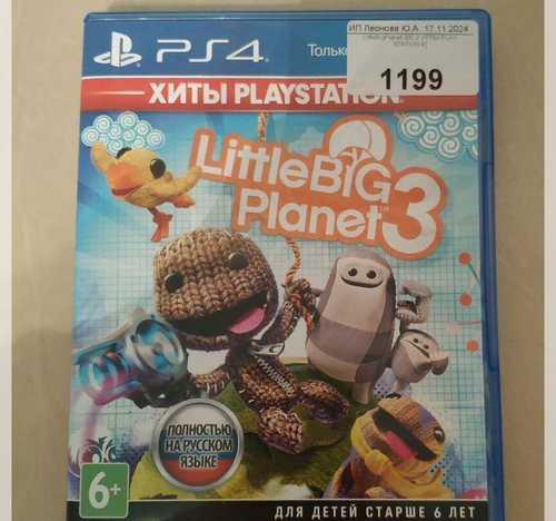 Игра PS4 Little Big Planet 3