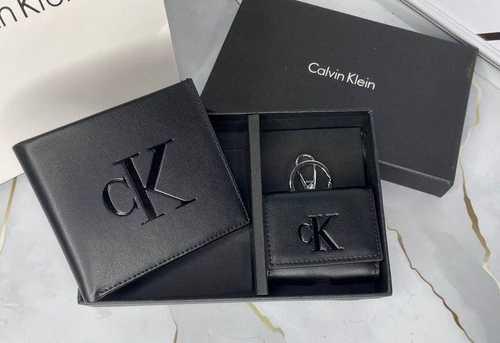 Кошелек мужской calvin klein набор 2в1