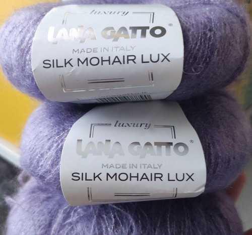 Пряжа lana gatto silk mohair lux