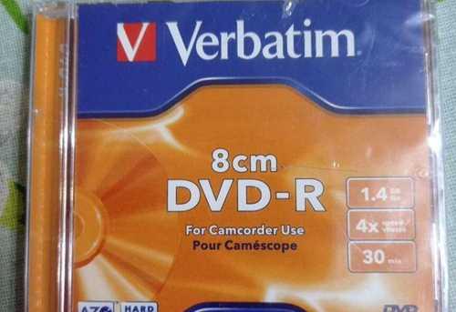Диск DVD-R Verbatim 1.4Gb 8см 30 мин