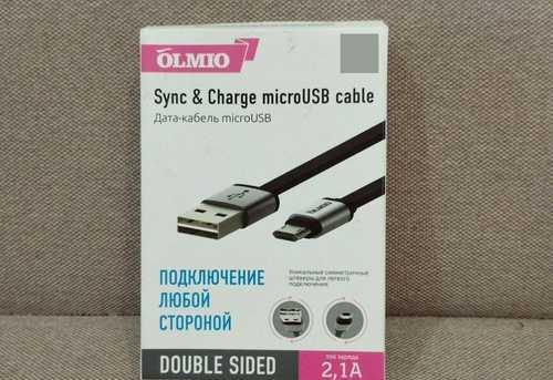 Дата-кабель micro USB, двухсторонний