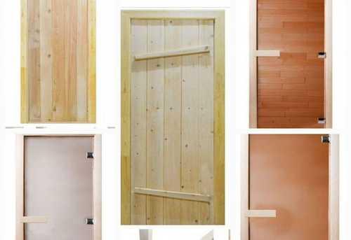 Дверь деревянная Ласточкин хвост (сосна) 1800х800