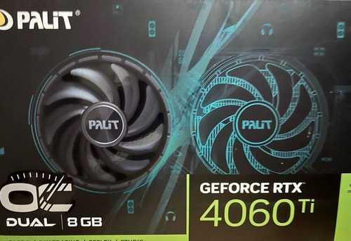 Видеокарта Palit GeForce RTX 4060 Ti Dual OC 8GB