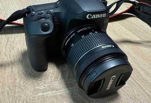 Цифровой фотоаппарат Canon EOS 77D + объектив