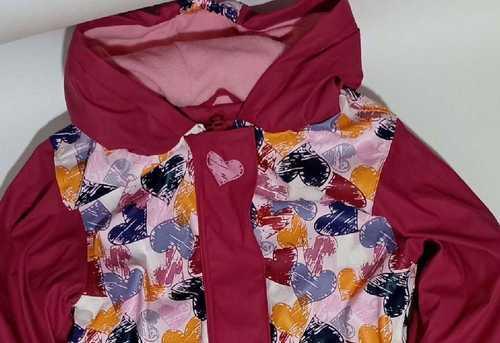 Куртка-дождевик для девочки 110-116