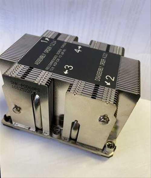 SNK-P0068PS Радиатор Supermicro Heatsink 2U+ X11 P