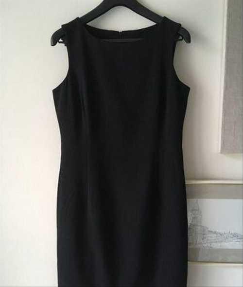 Маленькое новое чёрное платье-футляр 48р