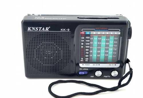 Компактный Радиоприемник KK-9, чёрный