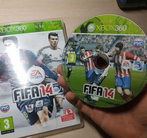 Игра FIFA 14 диск для xbox 360