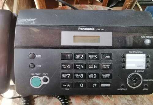 Факс panasonic kx ft 982