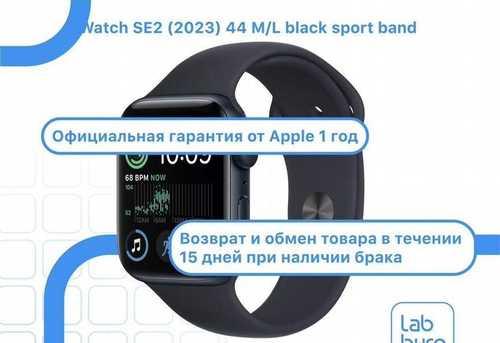 Apple Watch SE2 (2023) 44 M/L black sport band
