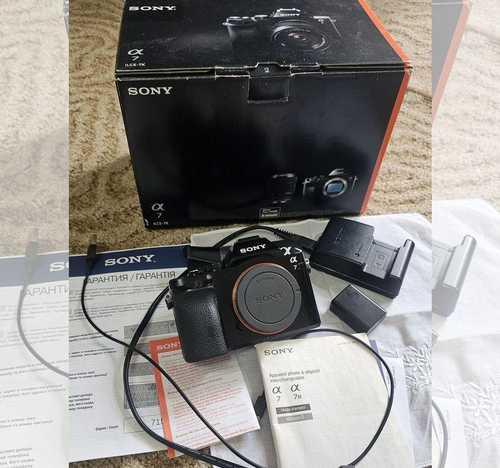 Фотокамера sony A7 body пробег менее 12 тыс кадров