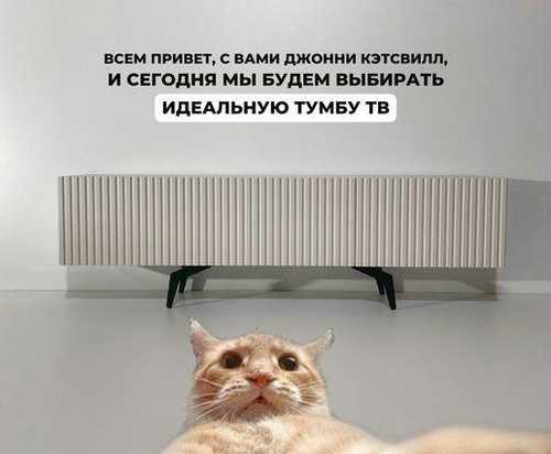 Тумба тв Bravo на опорах