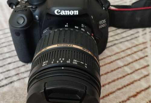 Продам фотоаппарат canon EOS 600 d