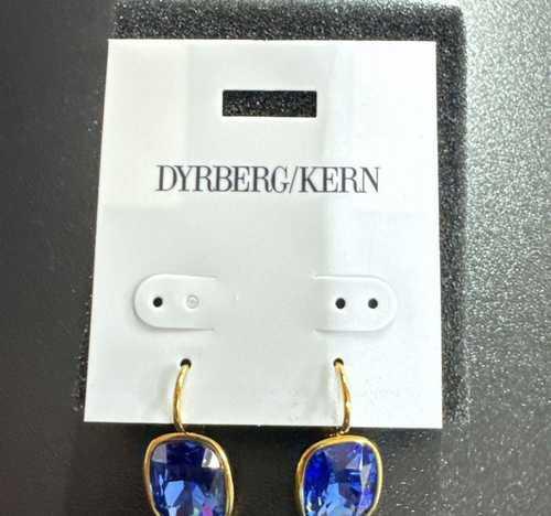 Dyrberg kern серьги с swarovski новые