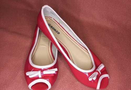 Туфли 40 размер женские красные лодочки