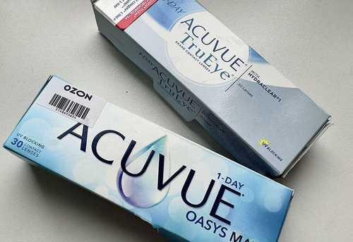 Линзы acuvue Oasys/acuvue Tru Eye