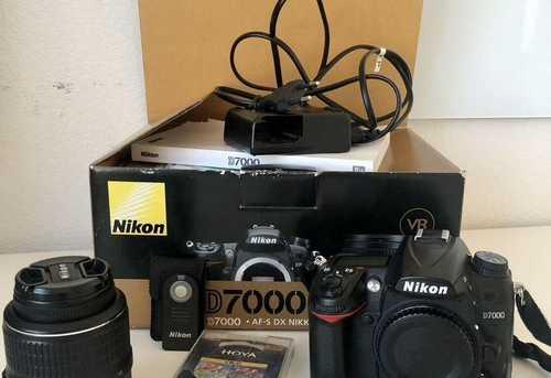 Зеркальный фотоаппарат nikon d7000 kit 18-55