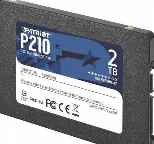 Накопитель SSD 2Tb Patriot P210 (P210S2TB25)