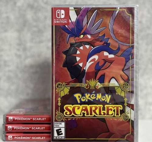 Pokemon Scarlet Nintendo Switch Новый