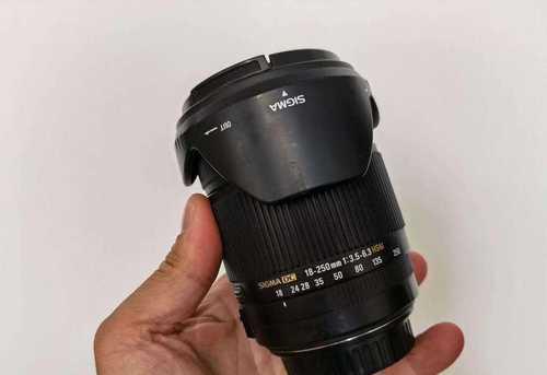 Sigma 18-250mm DC OS HSM Canon