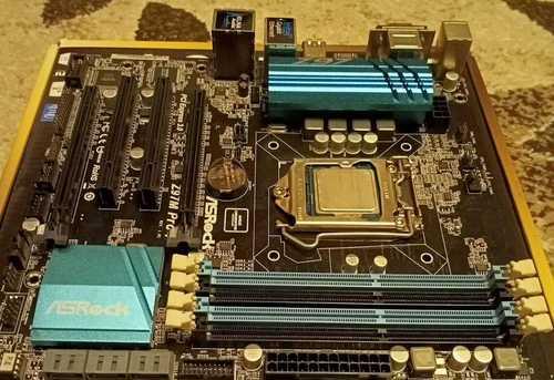 Asrock z97m pro4/Xeon e3-1241 v3/8гб ddr3