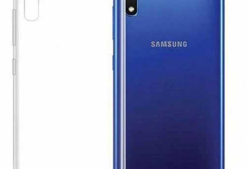 Силиконовый чехол для Samsung Galaxy A10, прозрач