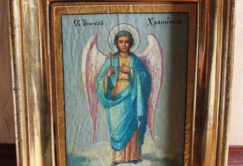 Икона Святой Ангел Хранитель Великий защитник 19в