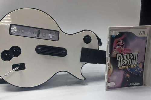 Guitar hero 3 Wii контроллер + игра б/у