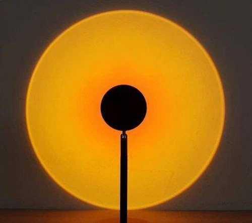 Лампа sunset lamp с эффектом заката