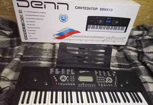 Синтезатор denn DEK610 новый