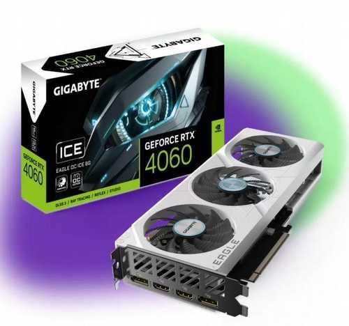 Новая на гарантии nvidia GeForce RTX4060 Eagle OC