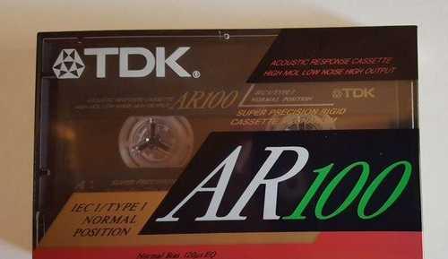 TDK AR 100 Аудиокассеты новые запечатанные