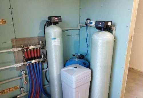 Система обезжелезивания воды в частном доме / котт