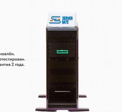 Сервер HP ML350 Gen10 8SFF 2xGold 6152 768GB