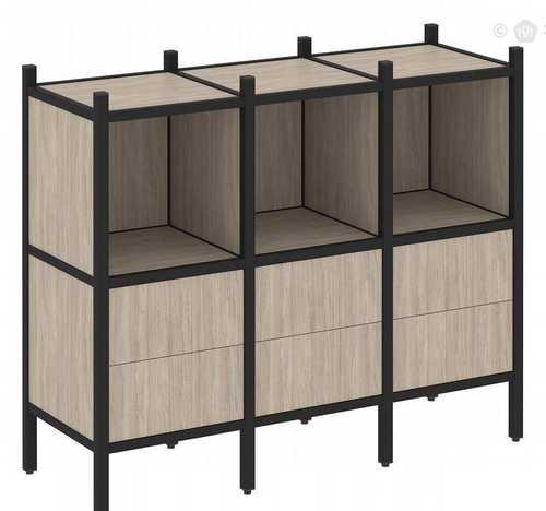 Стеллаж на металлокаркасе Loft VR.L-07
