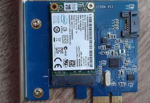 Raid rконтроллер PCI + ssd msata 80GB